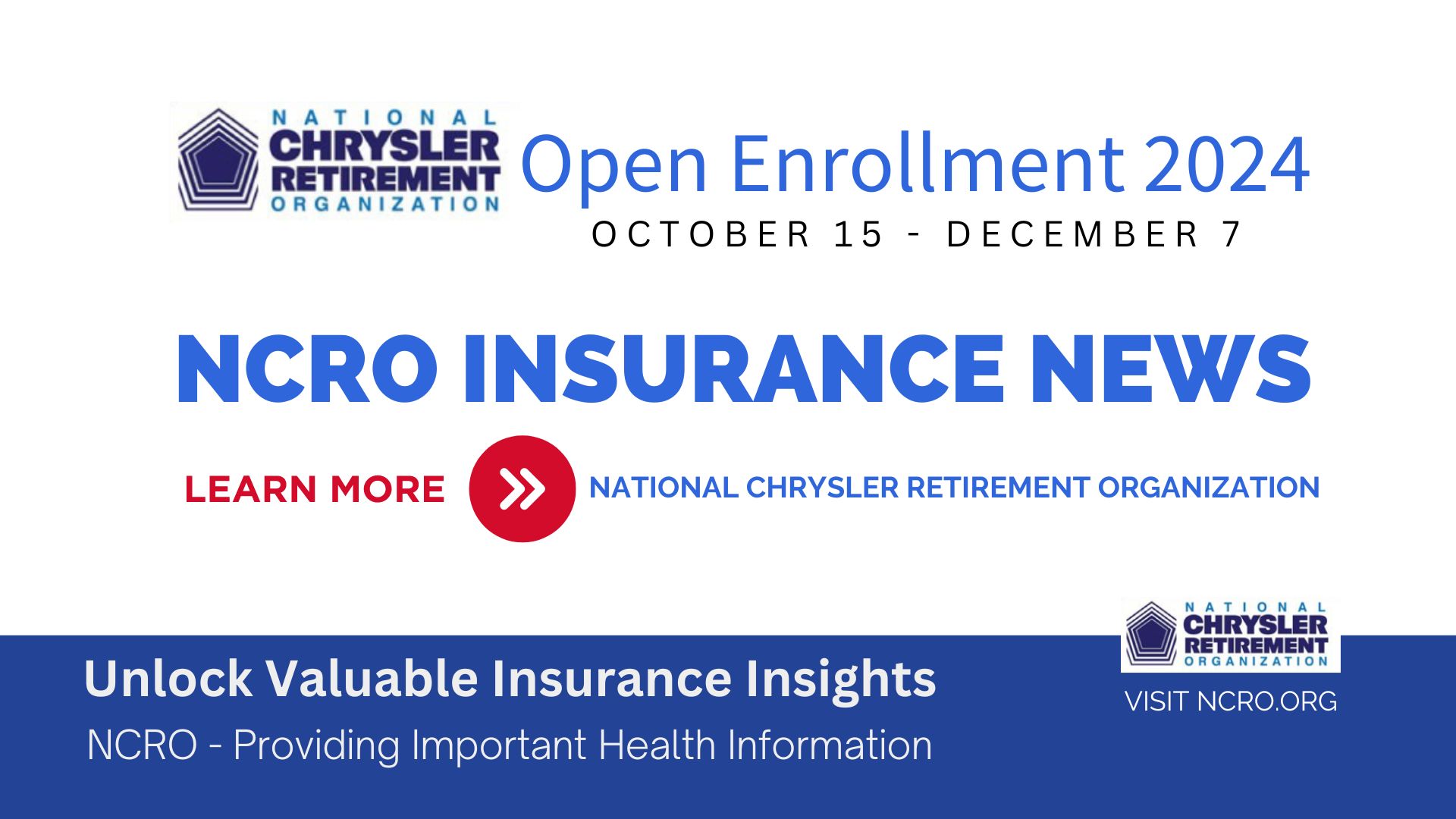 - The National Chrysler Retirement Organization (NCRO) The National ...